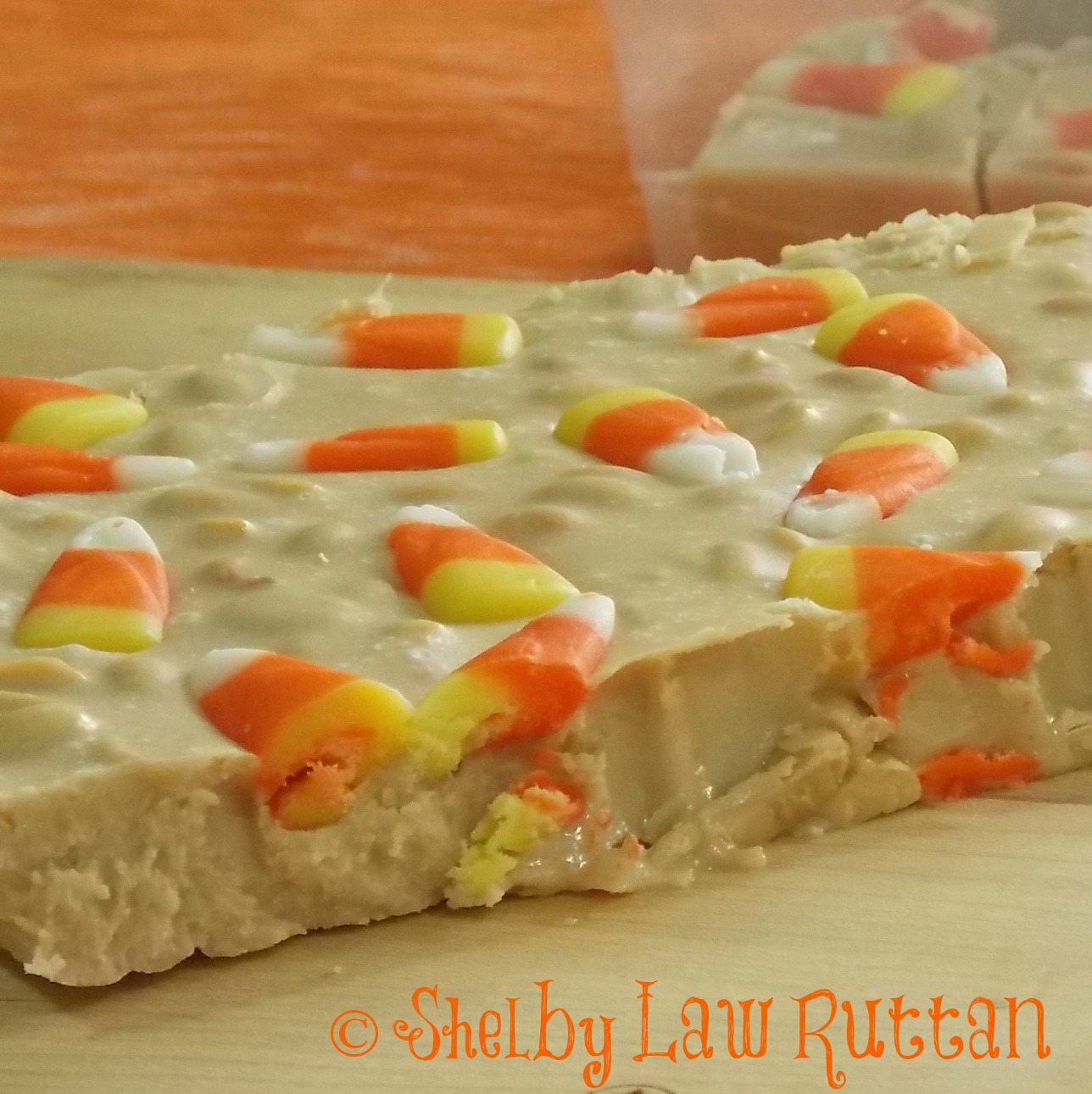 Halloween Candy Corn Fudge Recipe - Grumpy's Honeybunch