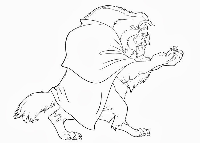 Beast coloring page | Free Coloring Pages and Coloring Books for Kids