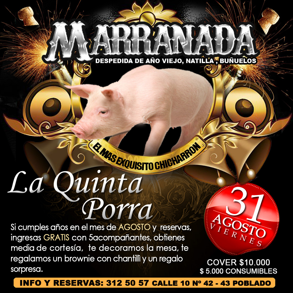 IMAGENES CAR CENTER: MARRANADA 31 DE AGOSTO EN LA QUINTA PORRA