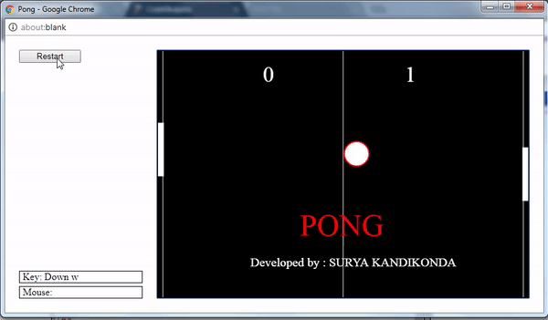 Pong- Mini Project in Python
