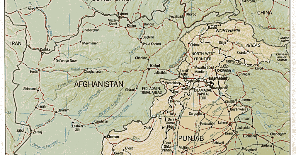 PAKISTAN - GEOGRAPHICAL MAPS OF PAKISTAN ~ Klima Naturali™