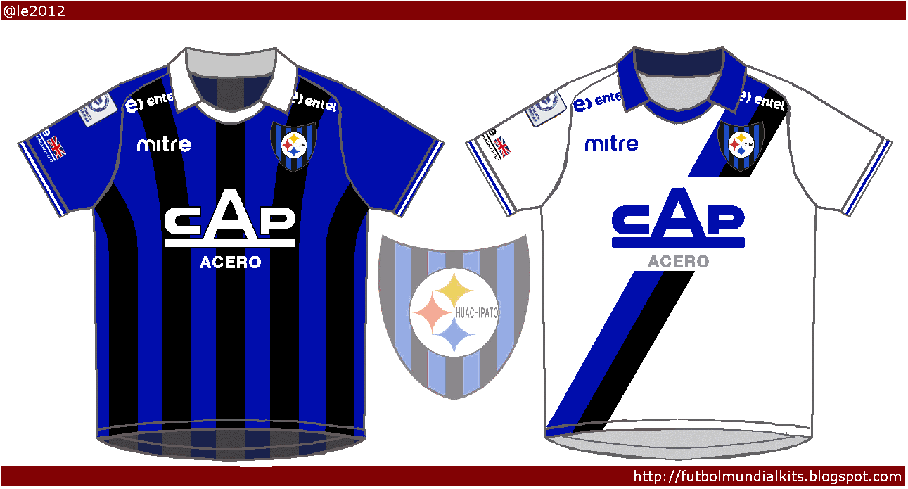 Fútbol Mundial Kits - Uruguay: C. D. Huachipato - 2012 (home y away)