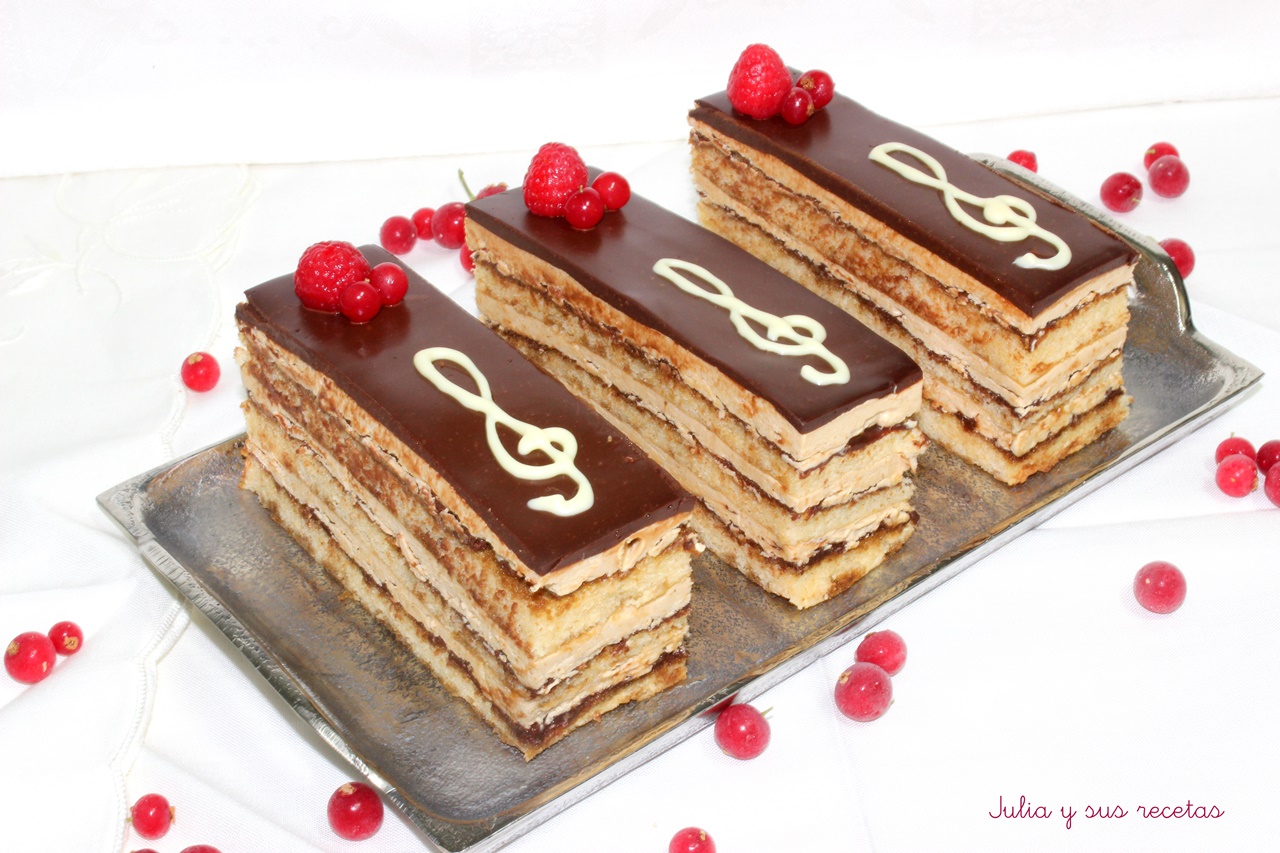 JULIA Y SUS RECETAS: Tarta ópera
