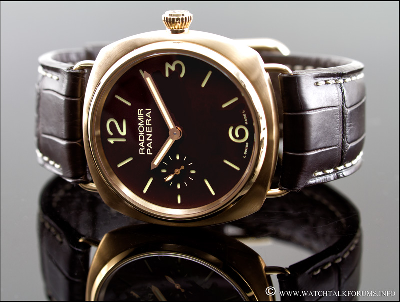 Time Pieces: Panerai, Radiomir Oro Rosa, PAM 336