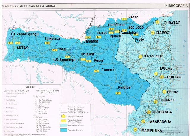 Geo - Conceição : SANTA CATARINA/ HIDROGRAFIA