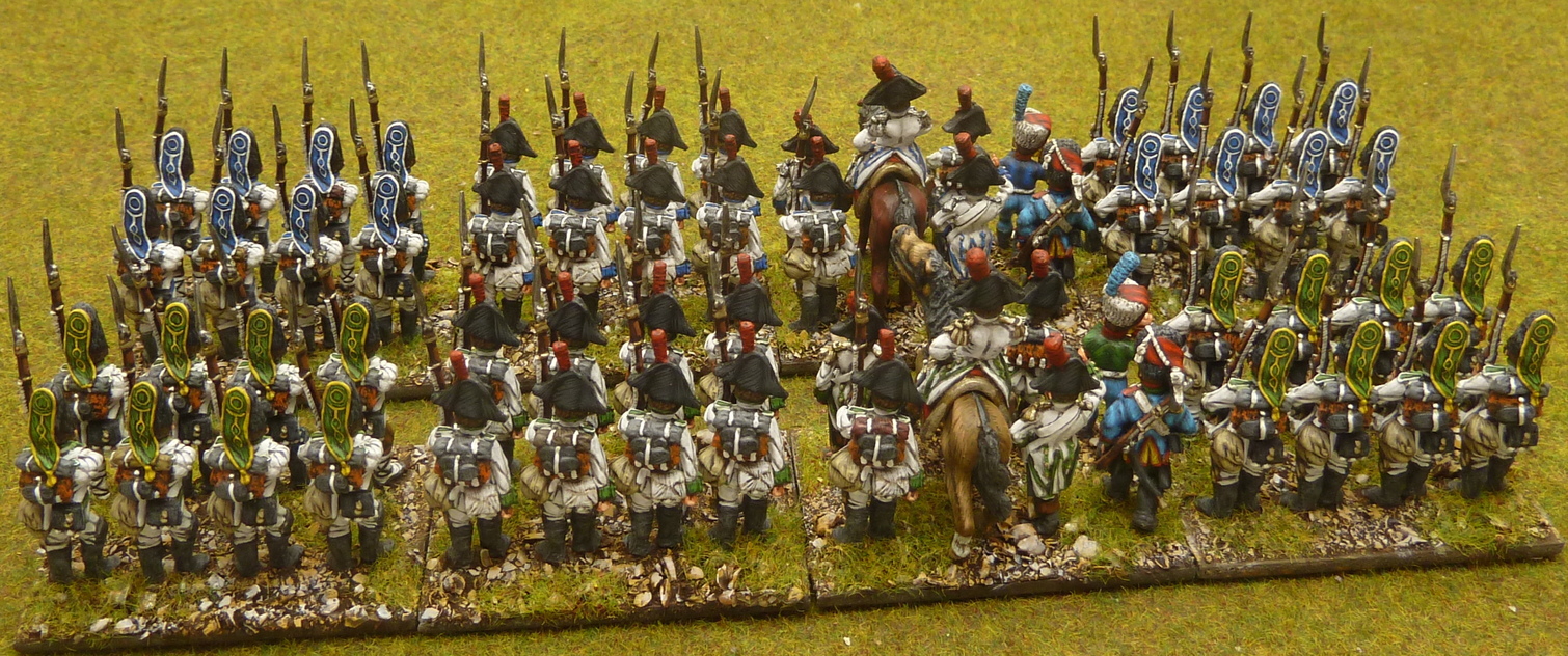 Lace 'n Big Hats: 28mm Napoleonic Spanish Line infantry and Foreign ...