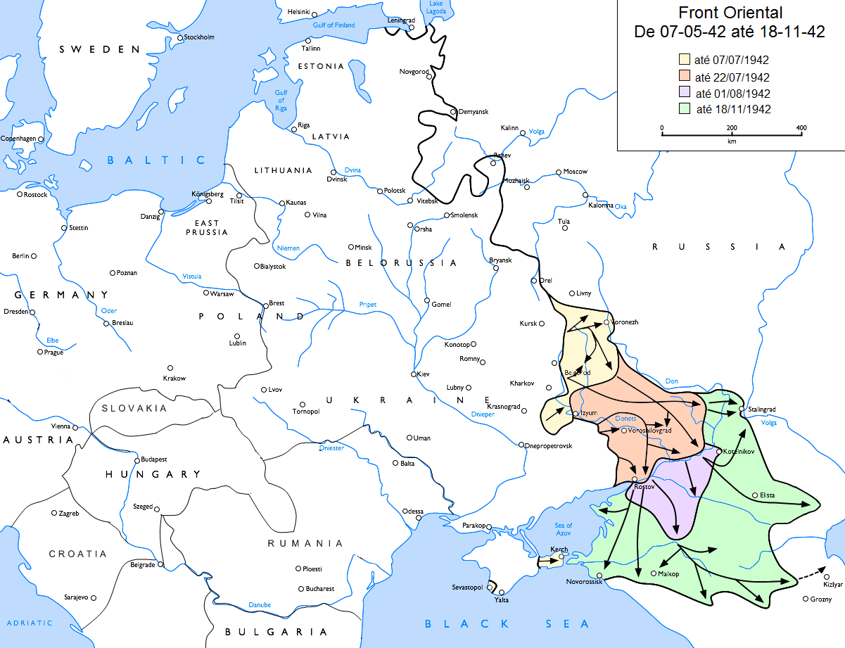 A Derrocada Alemã no Leste - A Sangrenta Batalha de Stalingrado ...