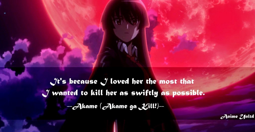 My Anime Review: Akame ga Kill Quotes