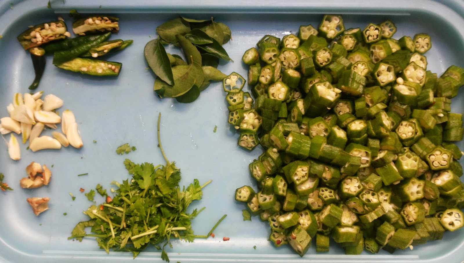 Sunita's Easy Cooking: Bhendi Fry / Fried Okra