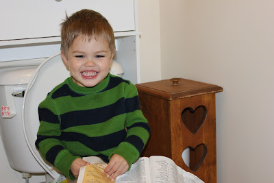 Letters to Gage, Gabe and Grant: Potty Training Gage