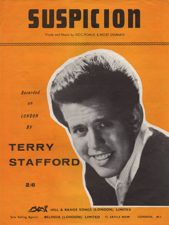 kenneth in the (212): Song of the Day: 'Suspicion' by Terry Stafford