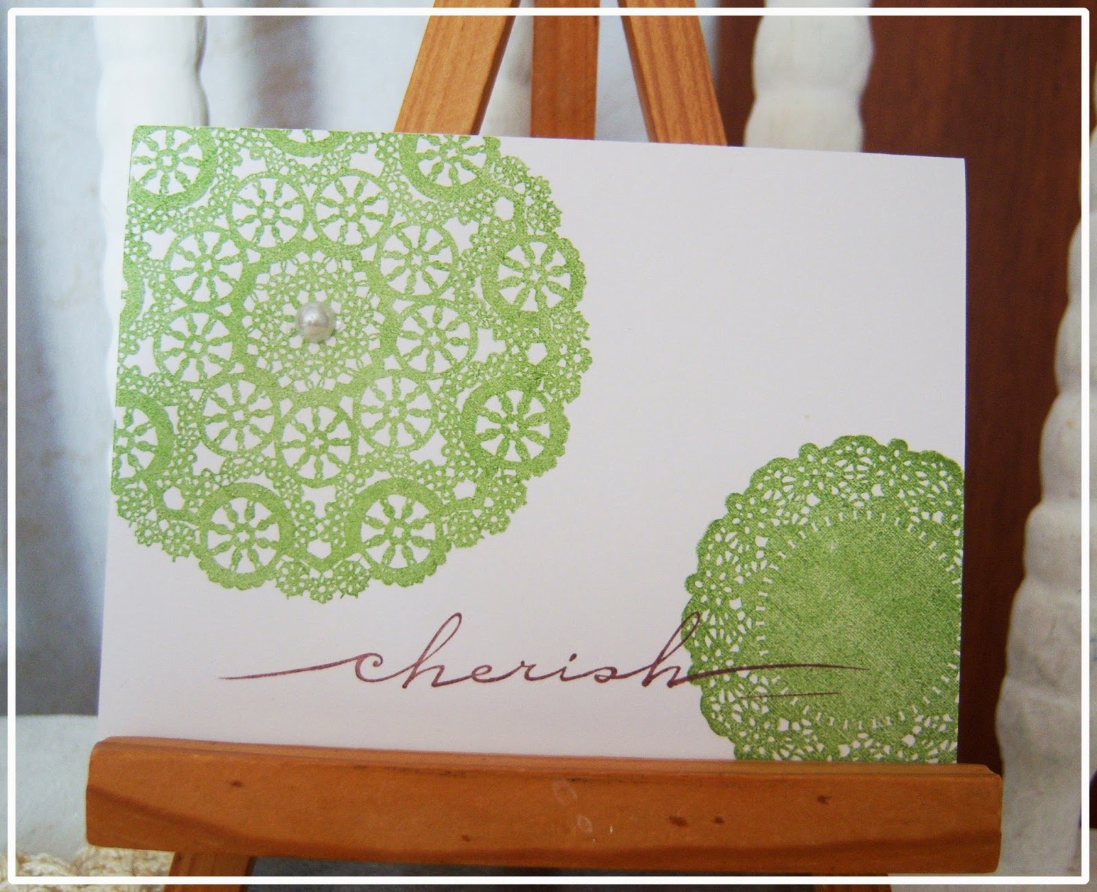 Shoregirl's Creations: Doily Cards