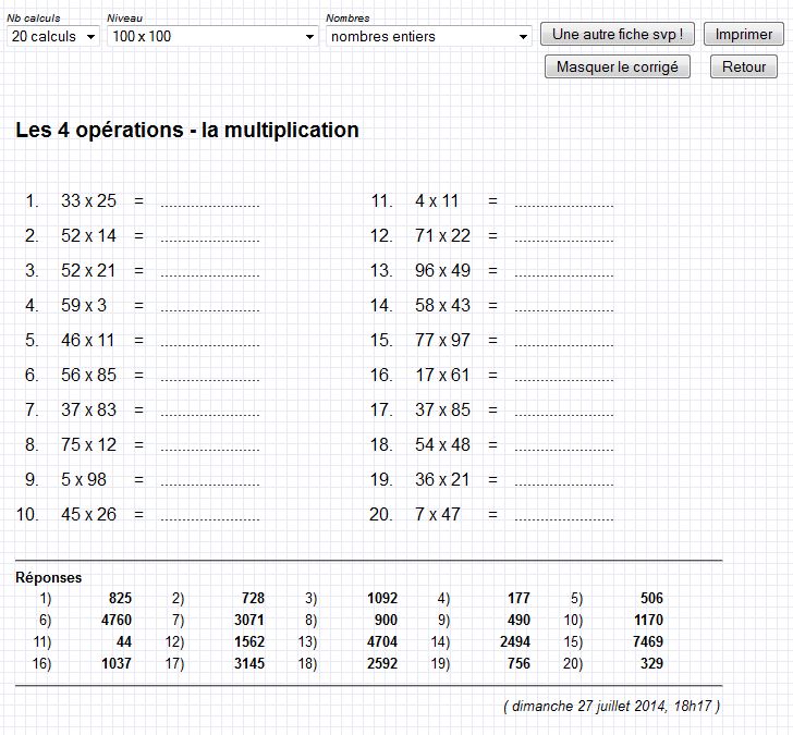 TOP33+ Exercice De Calcul Pics - Jesuscourse TOP33+ Exercice De Calcul Pics - Jesuscourse