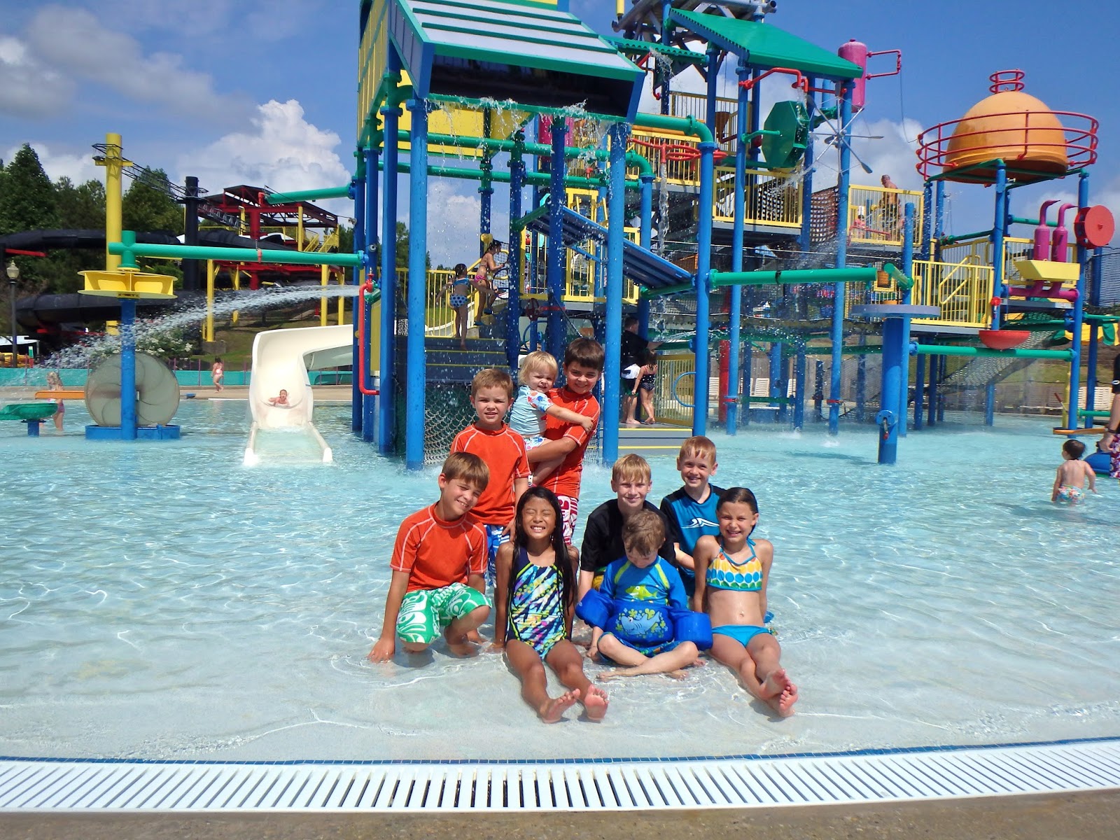 grass stains: A Saturday at Splash Adventure