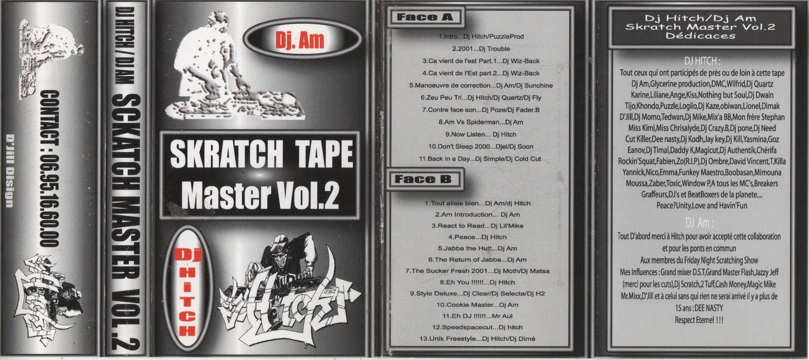 Dj Am et Dj Hitch - Skratch Tape Master Vol. 2