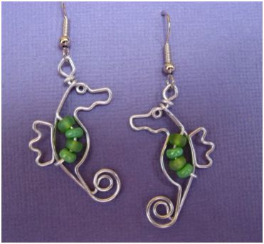 Whimsical Animal Wire Work Jewelry by Chatnoir77 / The Beading Gem