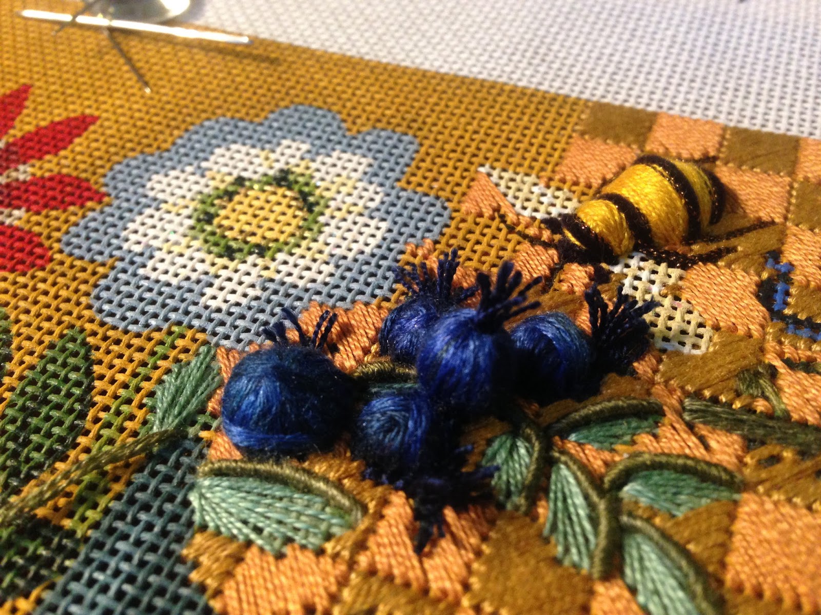 Kelly Clark Needlepoint Handbook: Stumpwork Flower Sampler