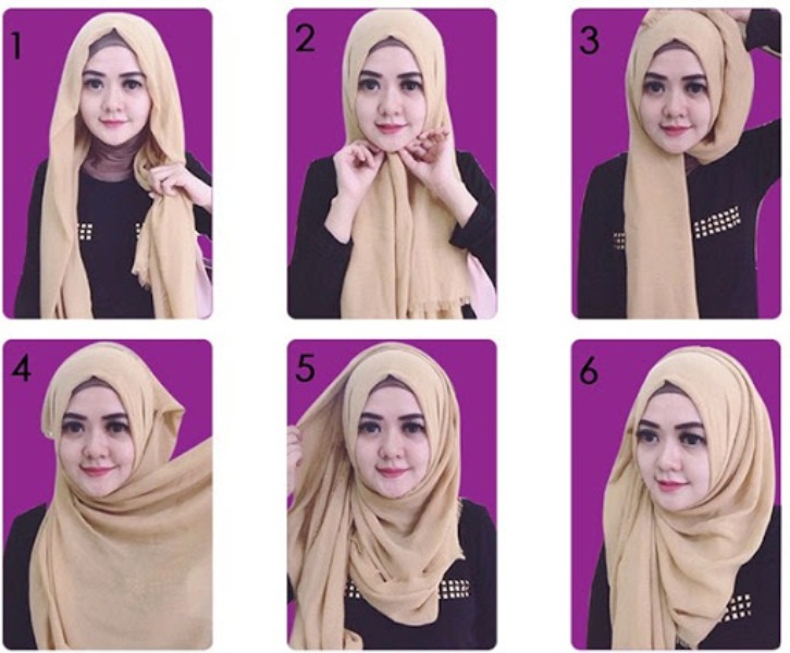 5 Cara Memakai Jilbab Modern Untuk Ke Kantor - Cara Mudah Berhijab