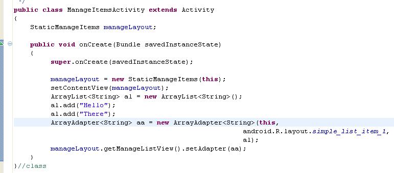 Programming Communications: Android User Interface Part 2