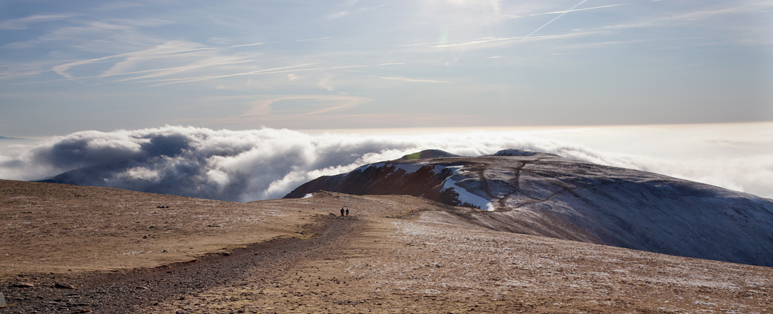phils photographic adventures: Helvellyn 16/1/12 Cloud inversion