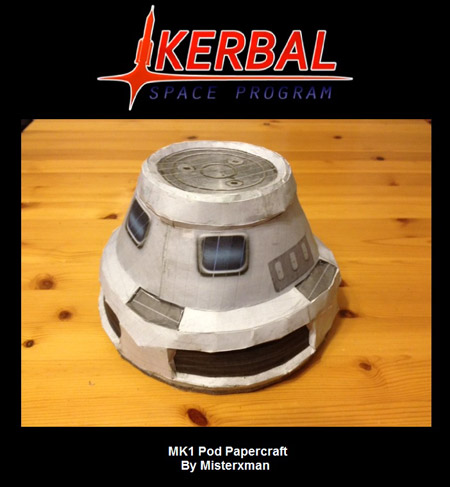 Papercraft - Space Program Kerbal MK1 Pod - Papercraft4u | Free ...