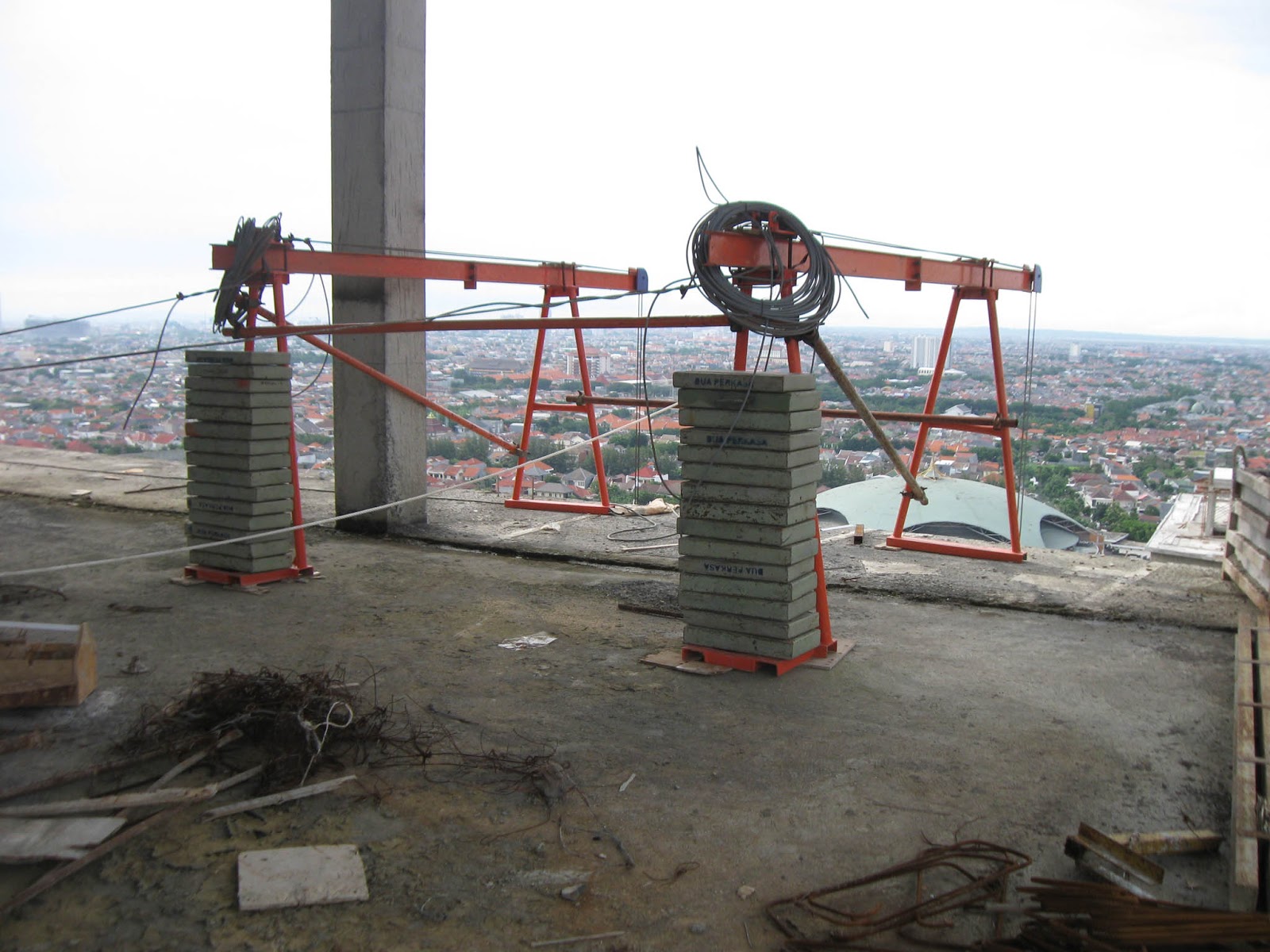 -- PT DUA PERKASA --: Sewa Gondola Surabaya - Skylight Tower Samator