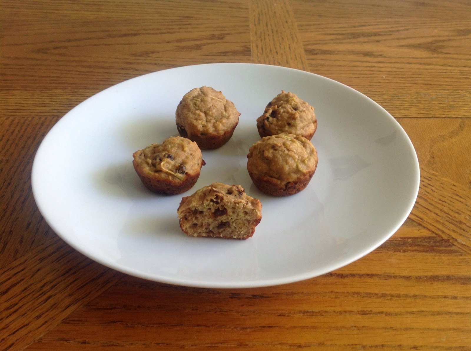 Somebody's Dinner: Zucchini Multigrain Muffins with Raisins