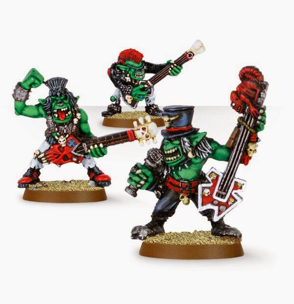 RED COMET: Warhammer 40,000 Orks: Goff Rockers