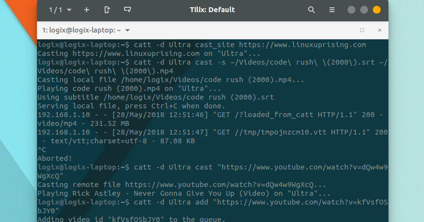 Command Line Chromecast Player CATT Gets Support For Subtitles And ...