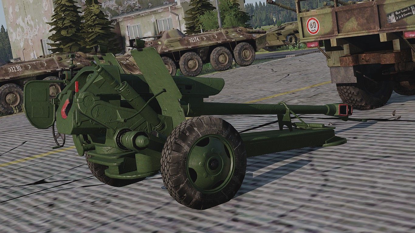 Arma 3 の榴弾砲をいくつかの迷彩に見た目を変えた 2A18M (D-30A) ReTexture MOD | 弱者の日記 ...