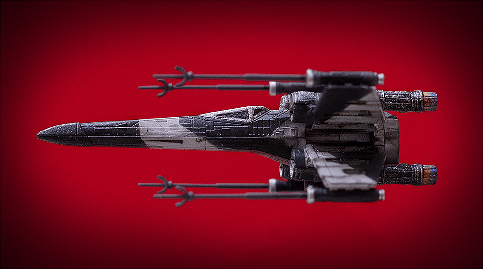 Starwars Rogue One Partisan X-wing Repaint Bandai Kit