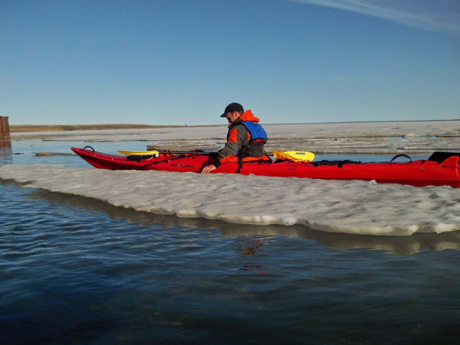 run, gloria, run!: kayaking through the ice floes