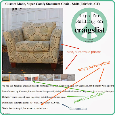 A Thrifter in Disguise: Tips for Selling on Craigslist
