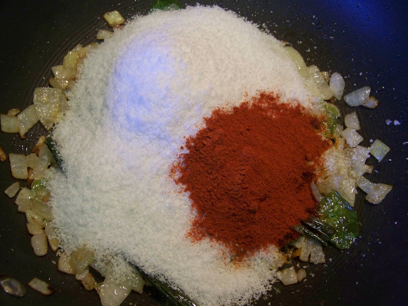 Kitchen Simmer: Deviled Coconut Sambol (Fried Pol Sambol)