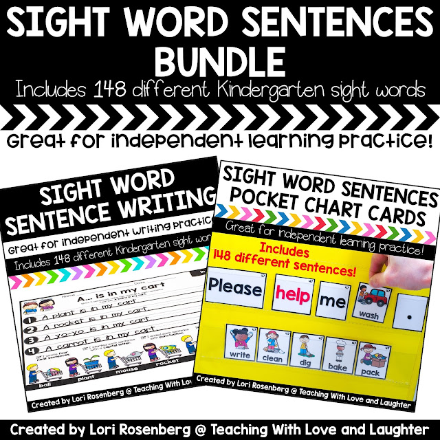 Teaching With Love and Laughter: Sight Word Sentences
