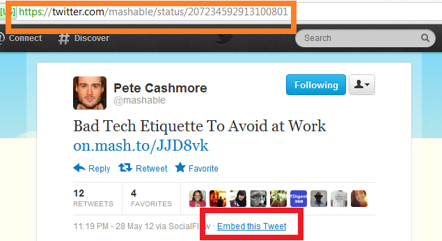 How to put a working Twitter message into your blog | Blogger-Hints-and ...
