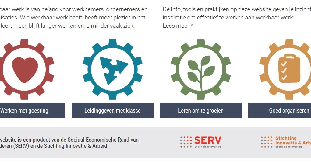 Studielandschap Sociale School Heverlee: Toolbox werkbaar werk / SERV ...