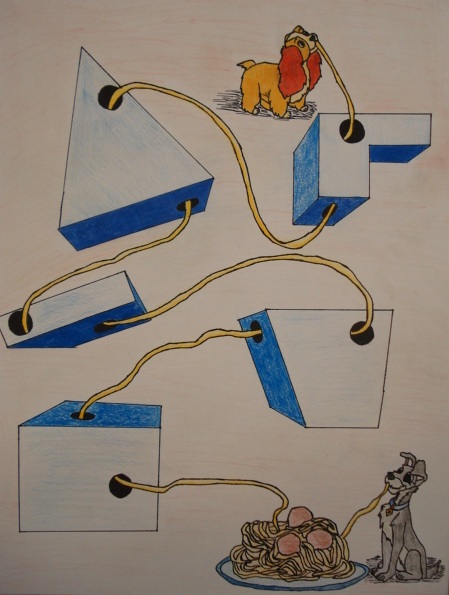 a faithful attempt: Winding One-Point Perspective Drawings