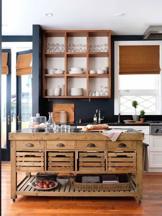 30 Fabulosas Ideas Para Islas de Cocinas Rústicas Que Puedes Hacer Por ...