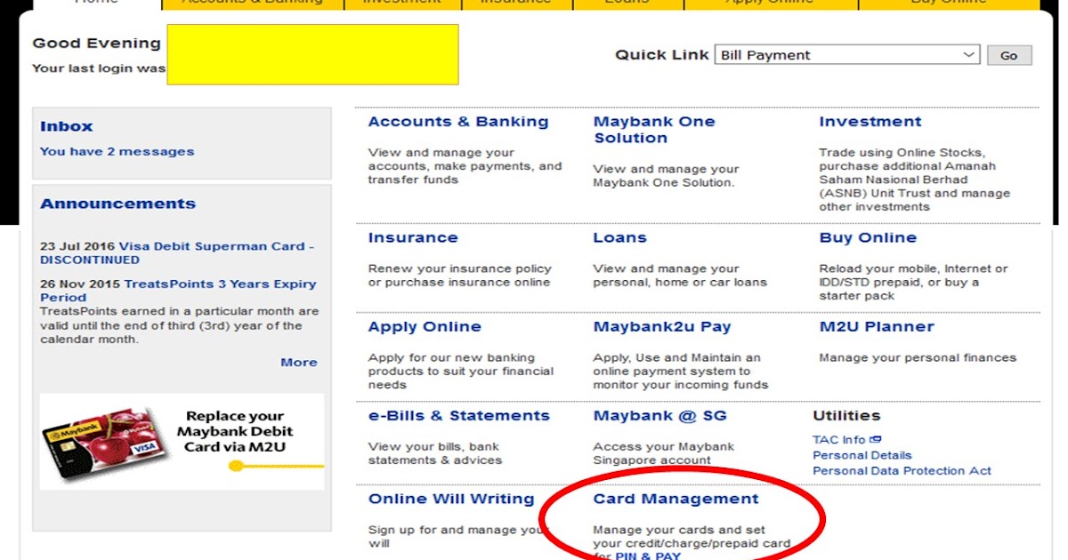 Cara-cara aktifkan penggunaan Kad ATM di luar negara menerusi Maybank2U (Step by step)
