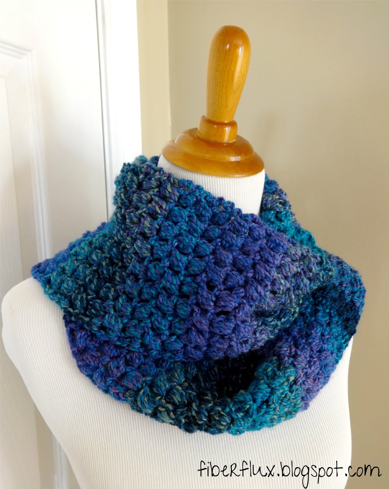 Free Crochet Pattern...Tweedy Puff Stitch Scarf! | Fiber Flux ...