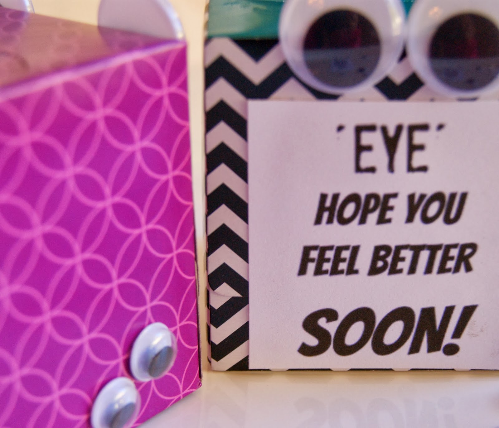 michelle paige blogs: Get Well Soon Tissue Box Gift