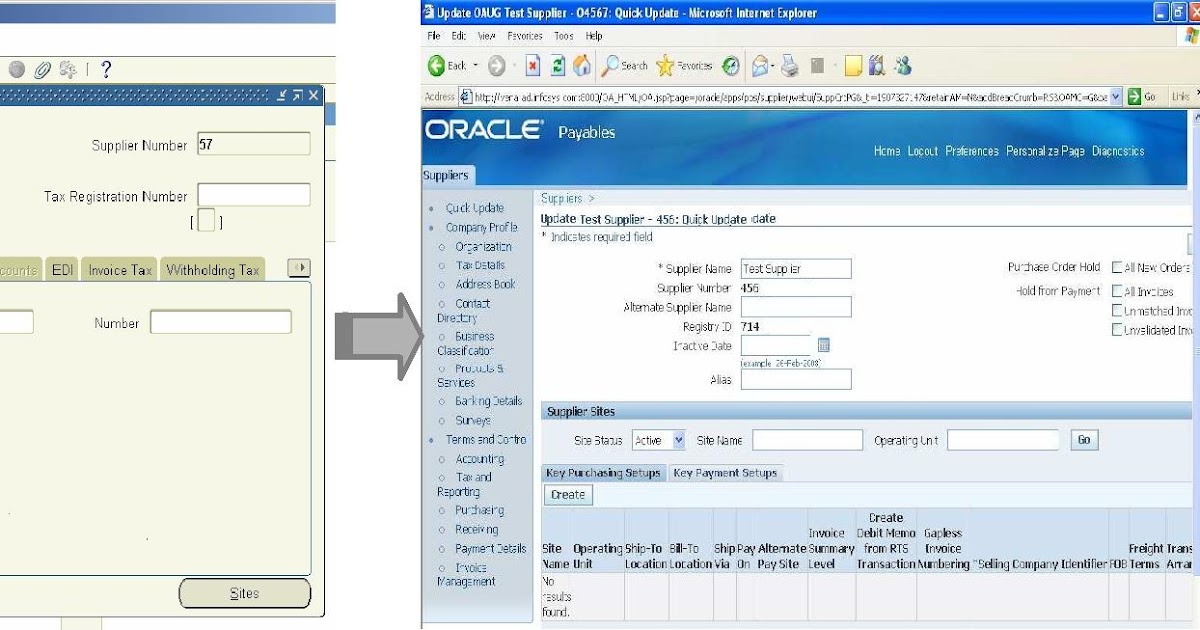 Oracle Financial functional and Technical Topics: Supplier Creation in ...