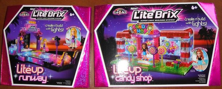 Madhouse Family Reviews: Lite Brix Lite Up Runway & Candy Shop review