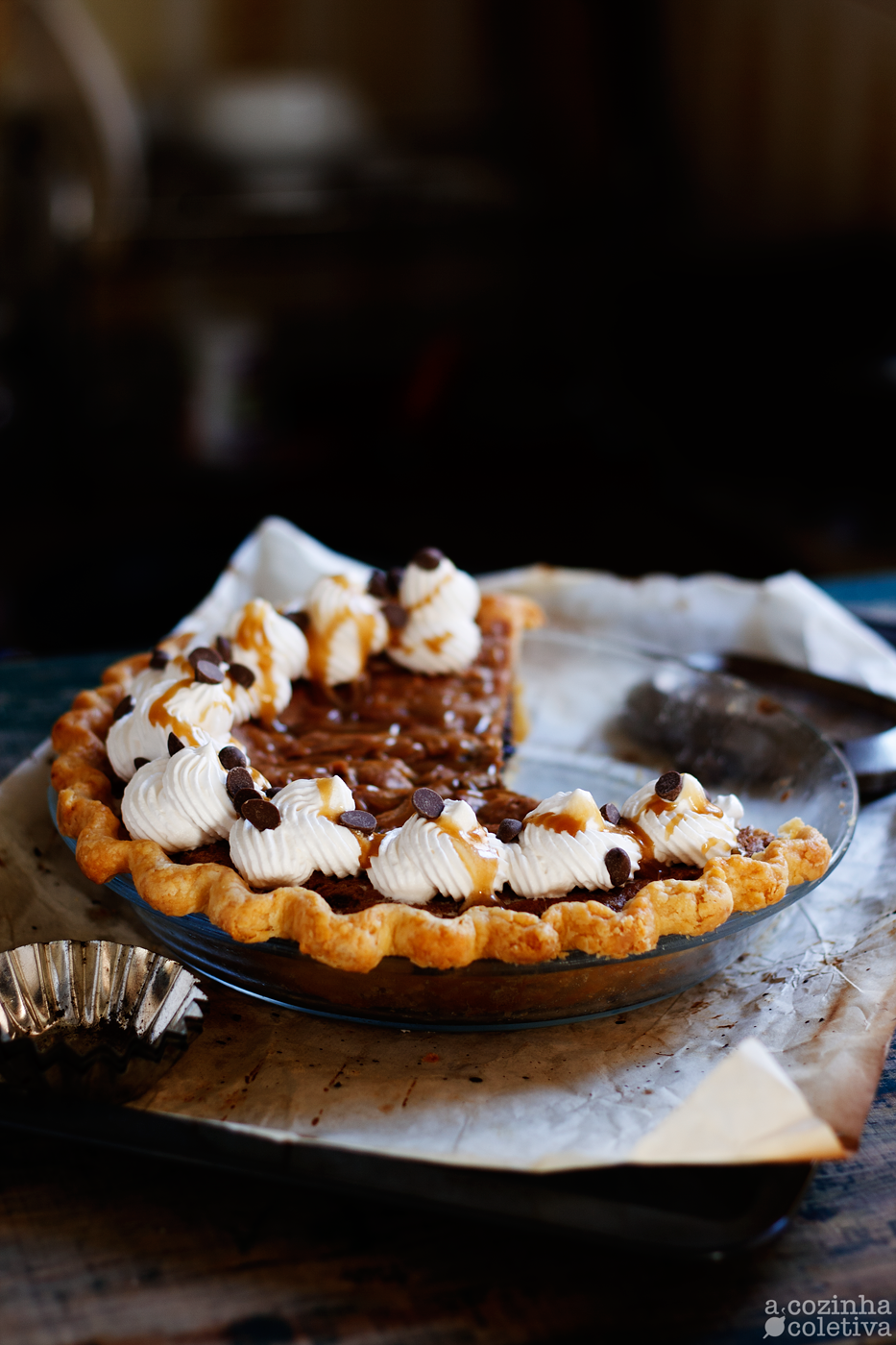 Torta de Cookie de Chocolate