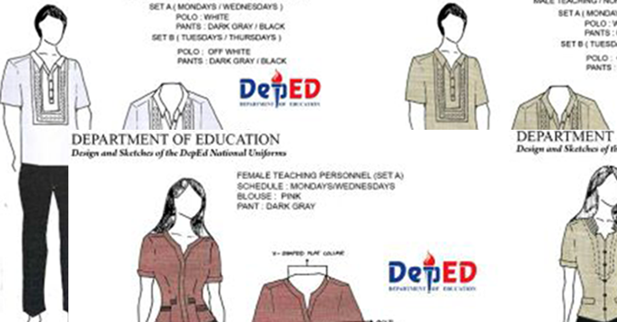 DEPED UNIFORM DESIGNS (SY 2019-2020) - DepedClick