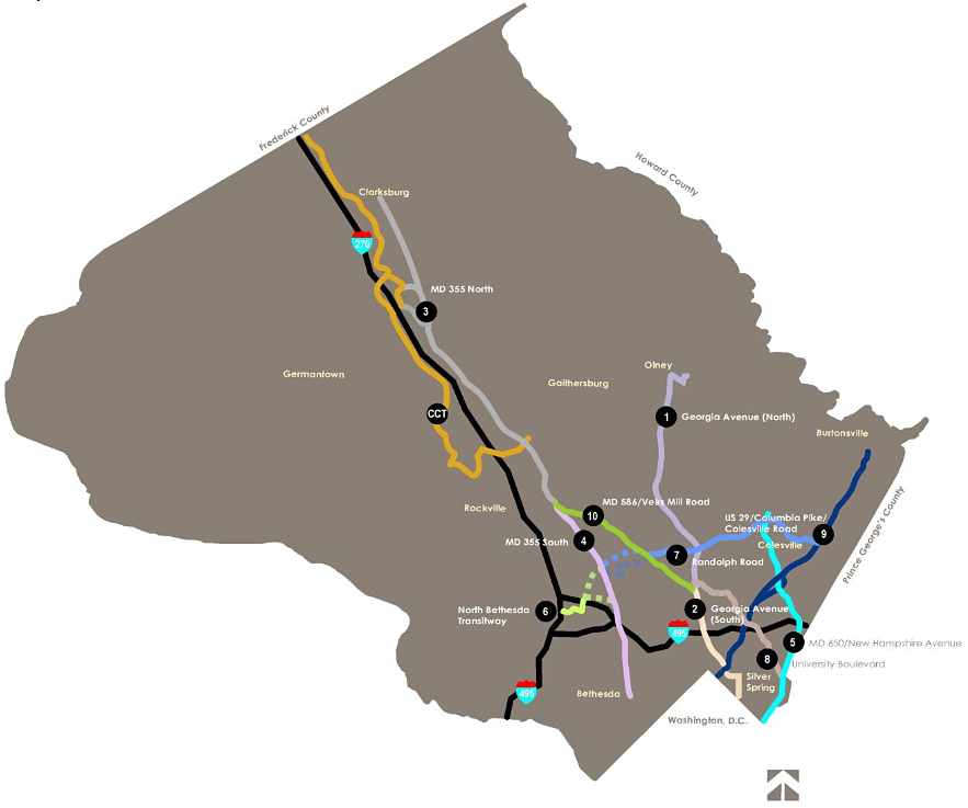 Go Montgomery: MD 355 Bus Rapid Transit Open House Scheduled for May 3