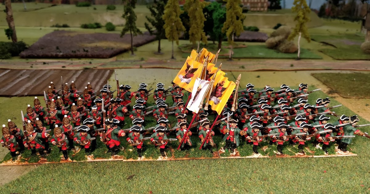 Painting Wargames Figures: 28mm SYW Russian 5th Observation Corps Regiment