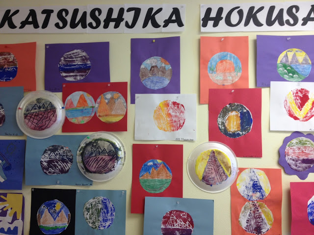creat[ed]: A Hokusai Study : Elementary Art Lesson : Printmaking