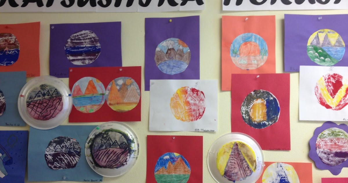 creat[ed]: A Hokusai Study : Elementary Art Lesson : Printmaking